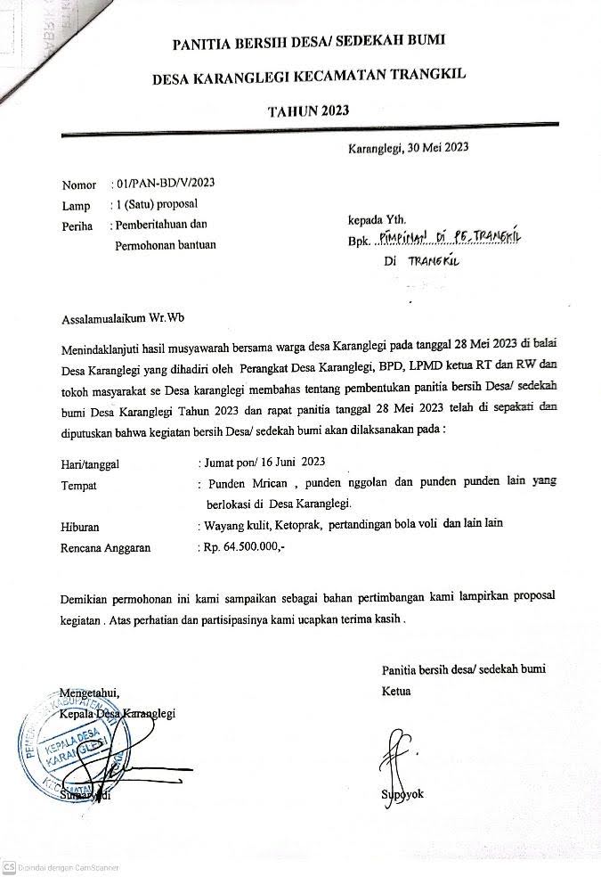 PG Trangkil Memberikan Bantuan Dana untuk Kegiatan Sedekah Bumi - PT ...