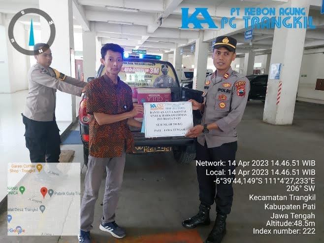 PG Trangkil Memberikan Bantuan Gula Kristal 200 Kg Kepada Kepolisian ...